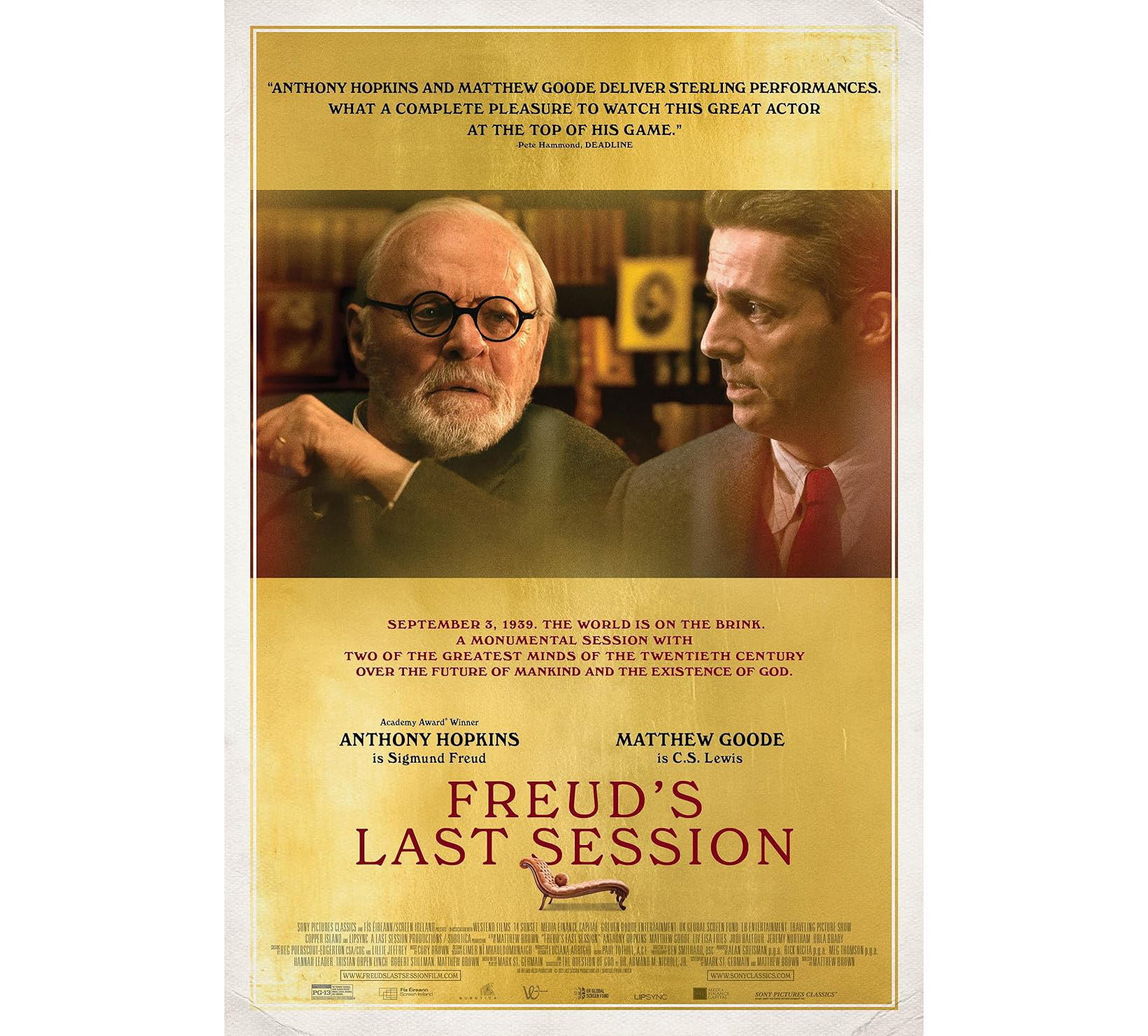 Movie review of Freud’s Last Session – Radix Magazine