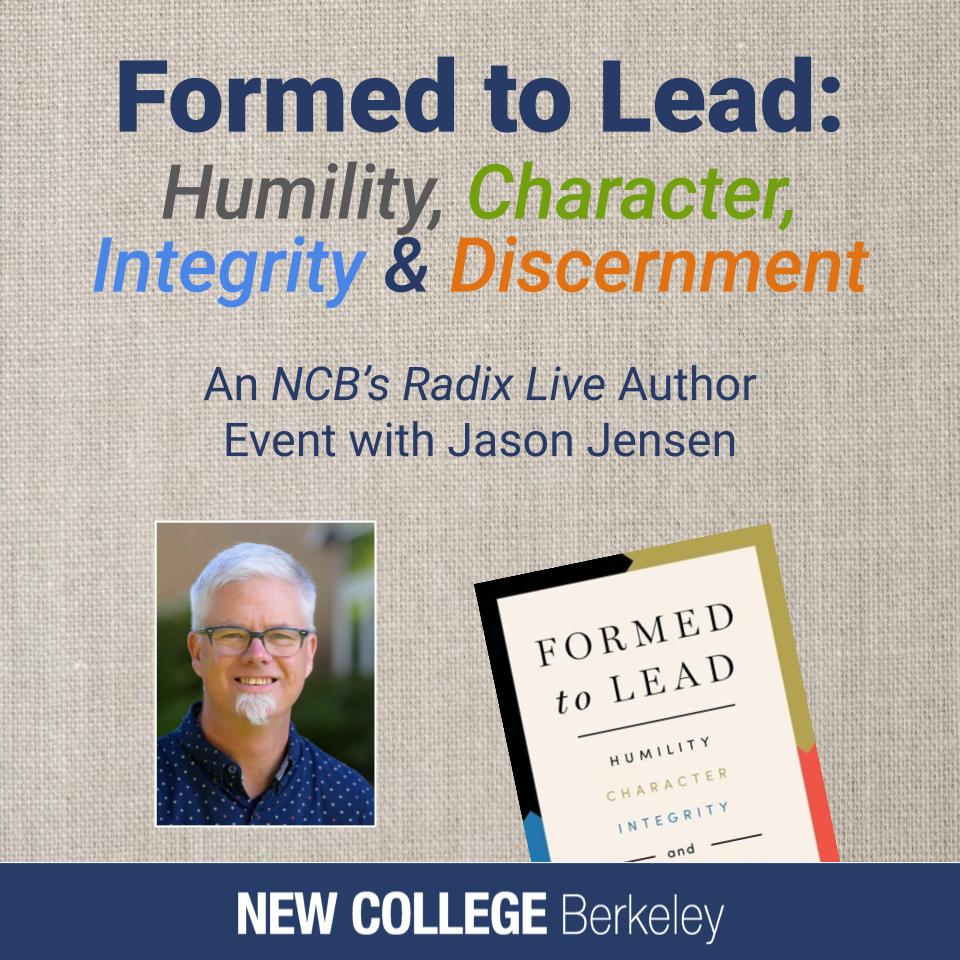 Formed to Lead: An Author Event with Jason Jensen by NCB’s Radix Live ...
